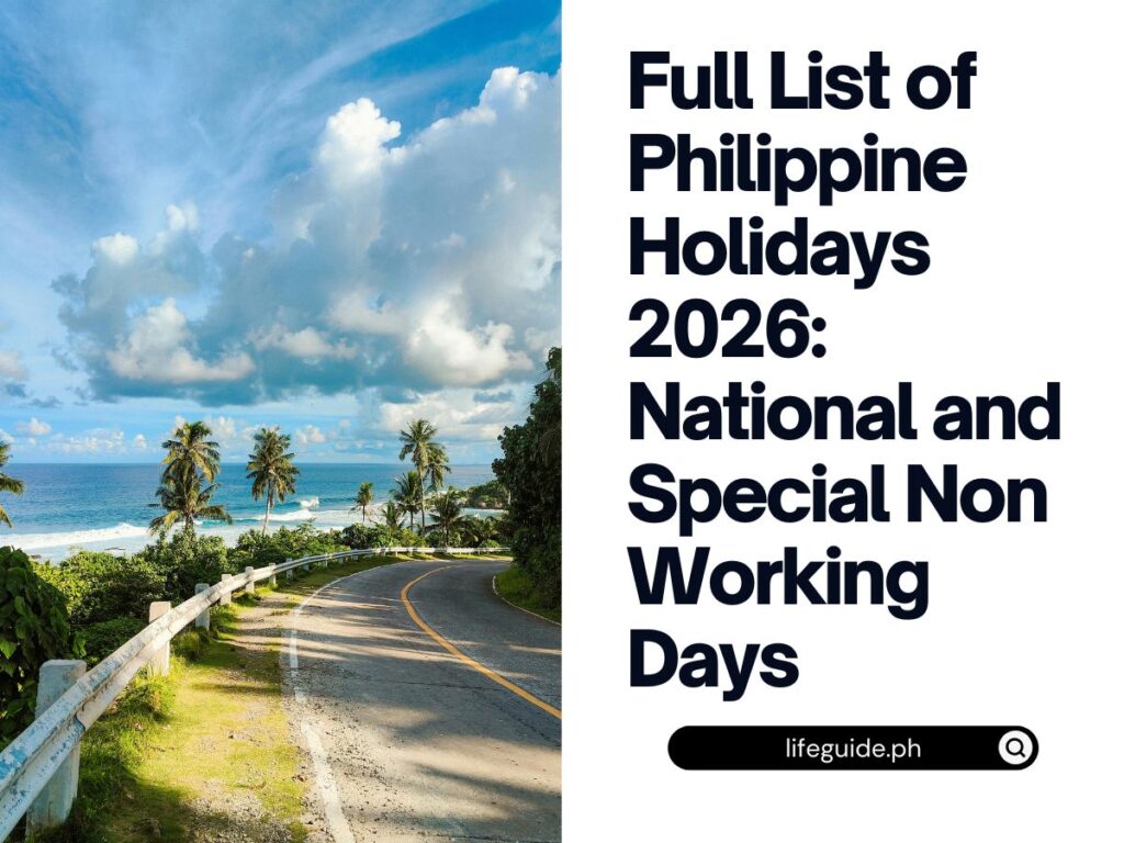 Philippine Holidays 2026: Full List of National and Special Holidays